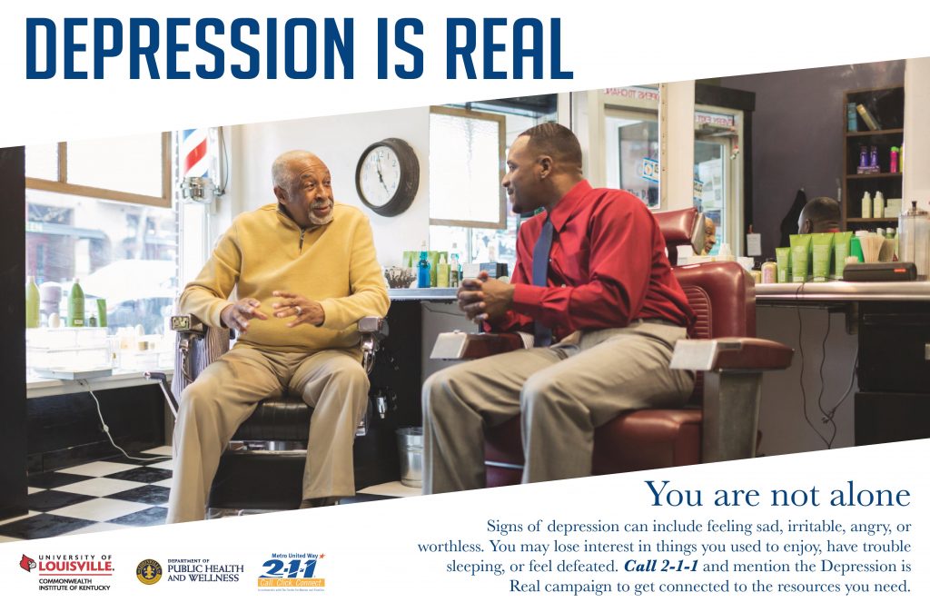"The Depression is Real" Campaign ad • The Louisville Cardinal